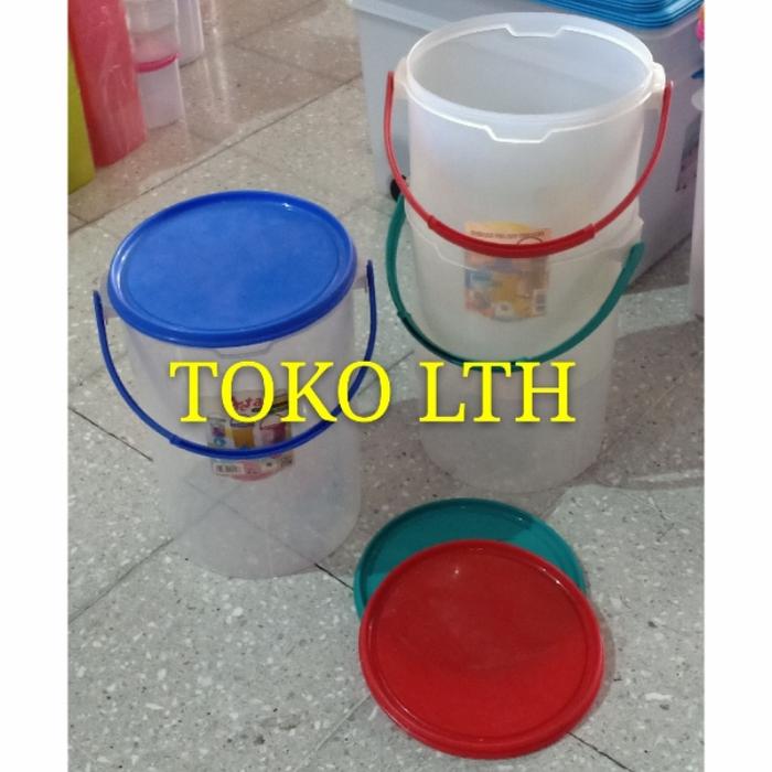 Jual TOPLES 13.5 LITER JINJING BULAT 0156 ARETA GREEN LEAF MINUMAN ES ...