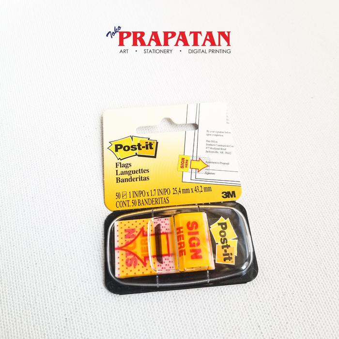 Jual Post It 3M Sign Here / Sticky Notes - Jakarta Timur - Toko ...