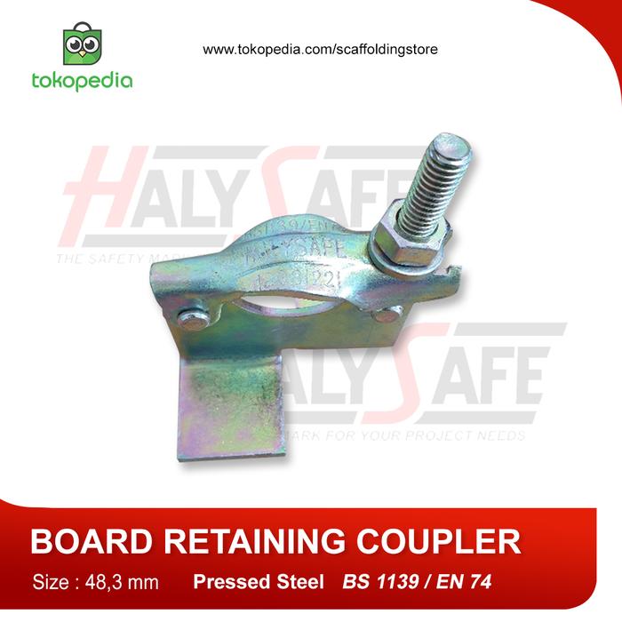Jual BOARD RETAINING COUPLER HALYSAFE 48.3 mm BS/Kuningan/Clamp ...