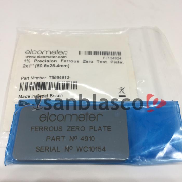 Jual 1% Precision Ferrous Zero Test Plate 2x1" T9994910- Elcometer ...
