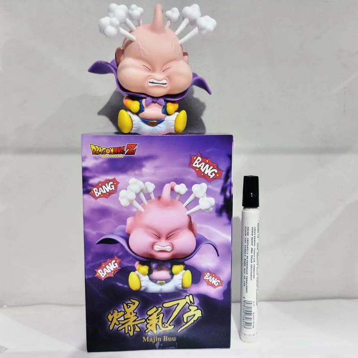 Jual mainan static figure majin boo chibi asap dragon ball tinggi ...