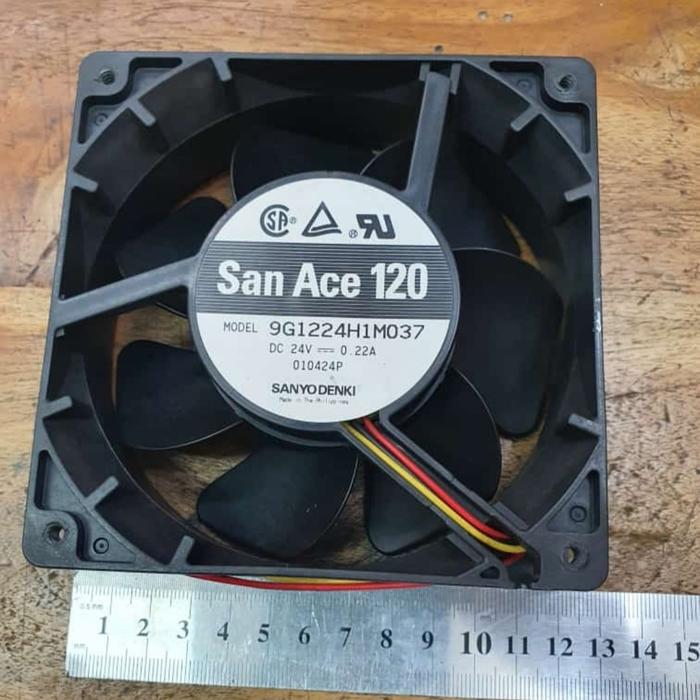 Jual Fan San Ace 120 Sankyodenki 24VDC 12CM 9G1224H1M037 - Jakarta ...
