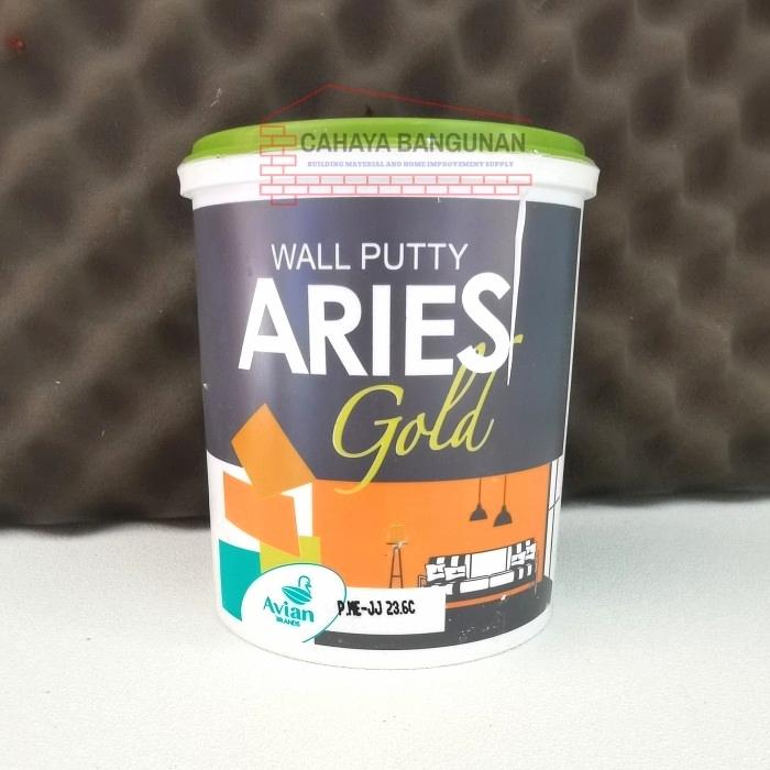 Jual Dempul Plamir Plamur Tembok Kayu Wall Putty ARIES GOLD Kaleng 1Kg ...