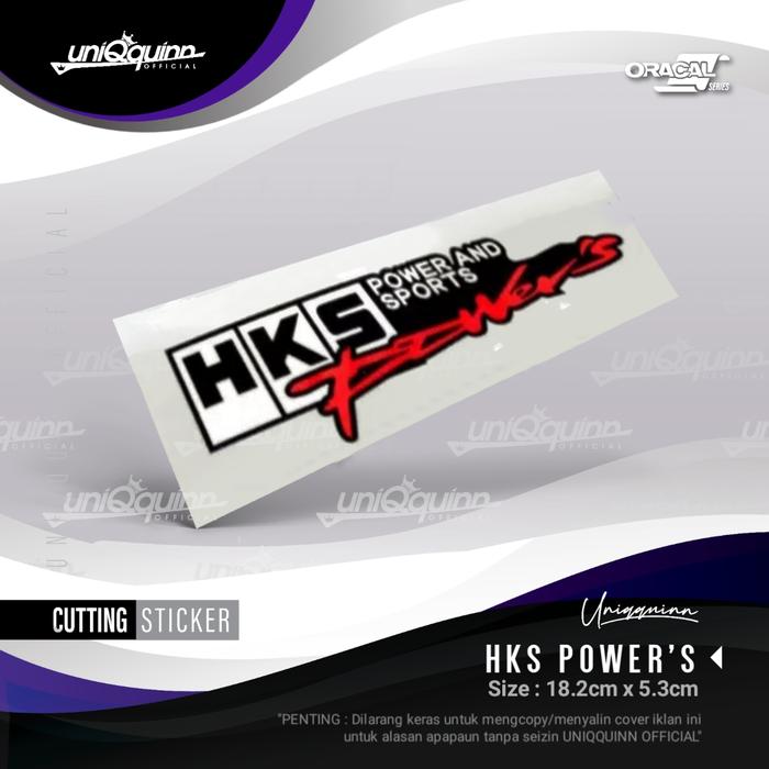 Jual Cutting Stiker HKS Power || Stiker HKS Power - Kab. Bandung ...