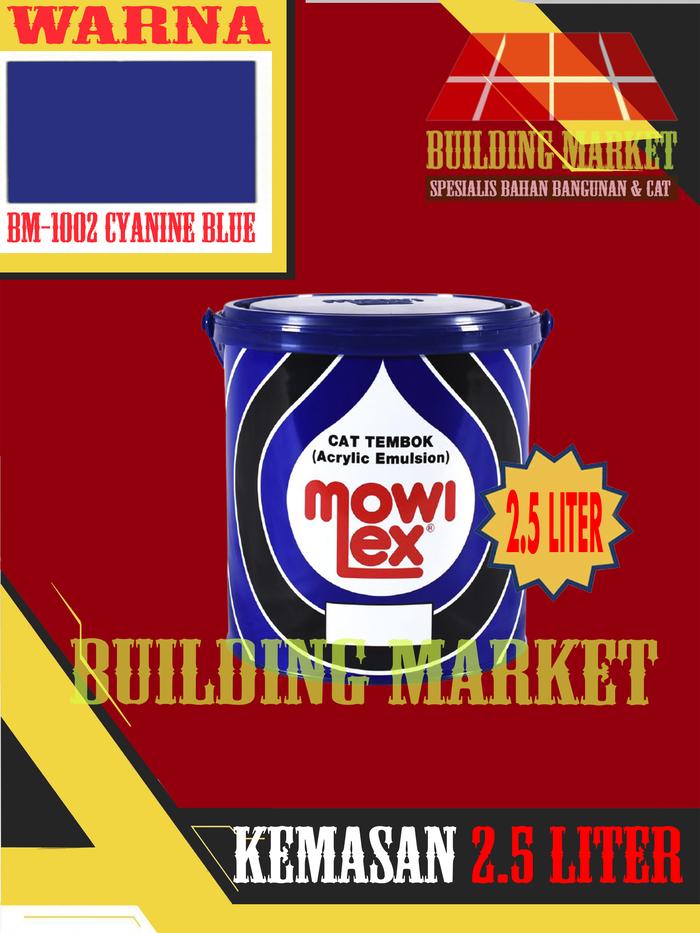 Jual CAT TAMAN PLAFON GRC CAT TEMBOK MOWILEX INTERIOR 2.5 LITER (PAKET ...