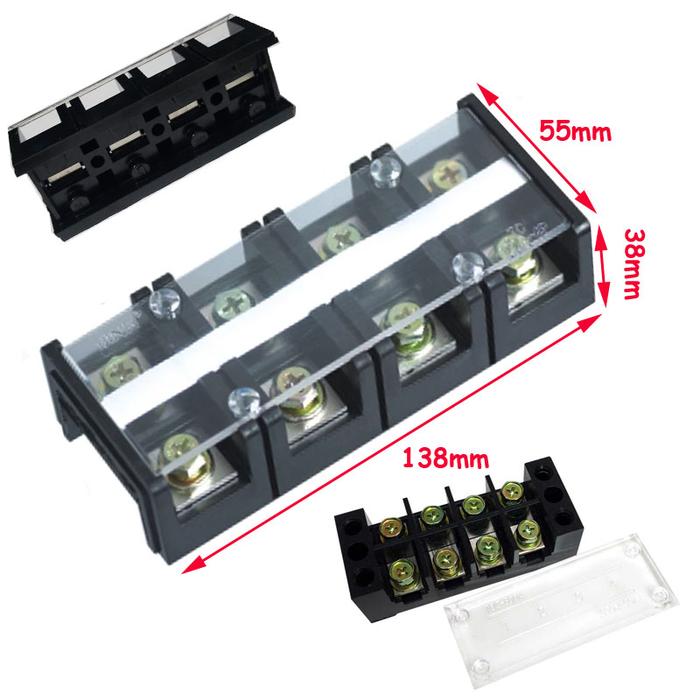 Jual Terminal Blok 100A 4Pole TB 1004 / 10004 - Kota Surabaya - Bosse ...