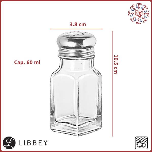 Jual LIBBEY Square Salt Or Pepper Shaker / Tempat Lada / Garam 60 ml ...