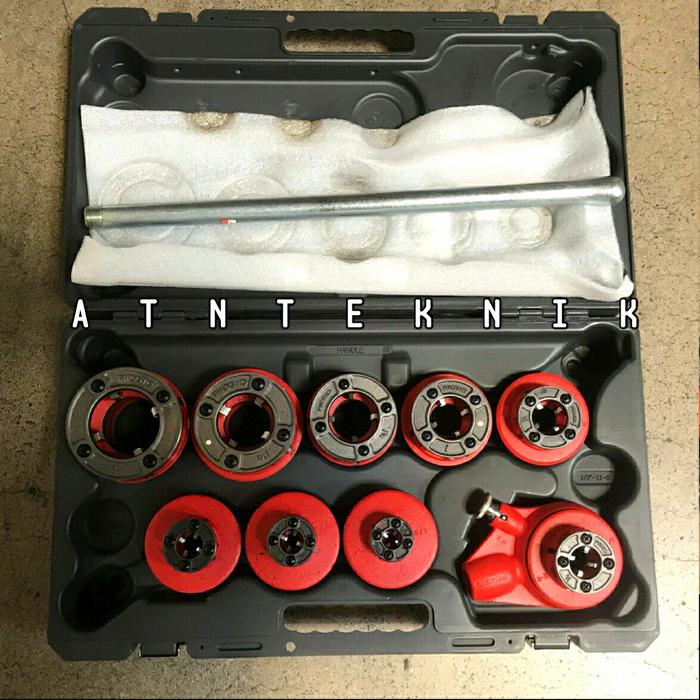 Jual Alat senai drat pipa manual senai set RIDGIT 36505 ukuran 1/8 - 2 ...