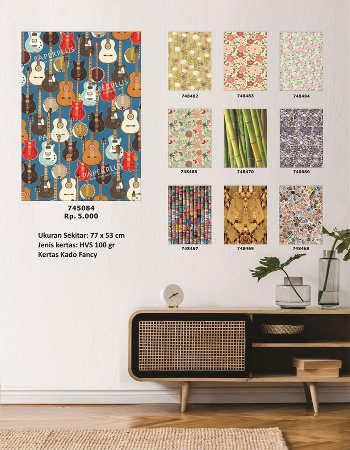 Jual Kertas Kado Besar Gitar_Series - Kota Tangerang Selatan ...