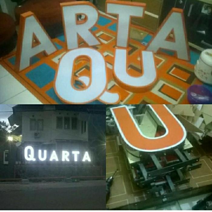 Jual huruf timbul letter box akrilik satinles/galvanis 15000/cm - Kab ...