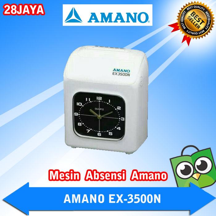 Jual MESIN ABSENSI AMANO EX-3500N - BONUS RAK KARTU dan KARTU ABSEN - Jakarta Pusat - NURSECALL ...