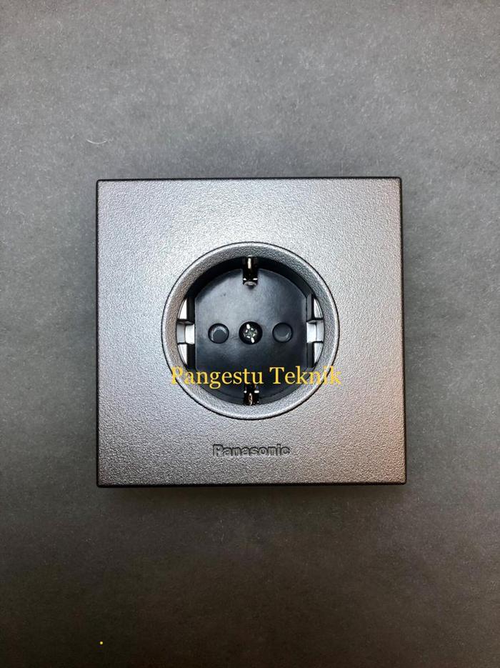 Jual Panasonic Stop Kontak Style Silver Plus Pengaman (CP) Tanam ...