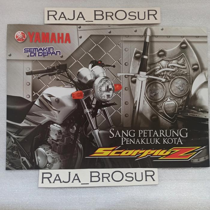 Jual Poster brosur katalog flyer jadul lawas Yamaha Scorpio Z 225 2006 - Kab. Langkat ...