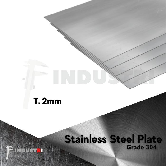 Jual Plat Stainless 2mm | Stainless Steel Plate harga per 1 cm2 - Kota ...