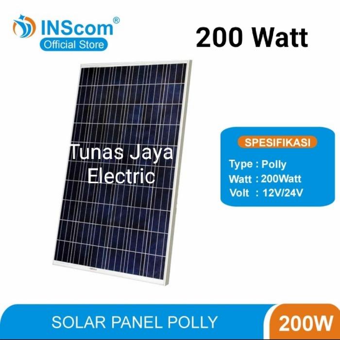 Jual Solar Panel / Panel Surya / Solar Cell 200WP POLY INSCOM - Kota ...