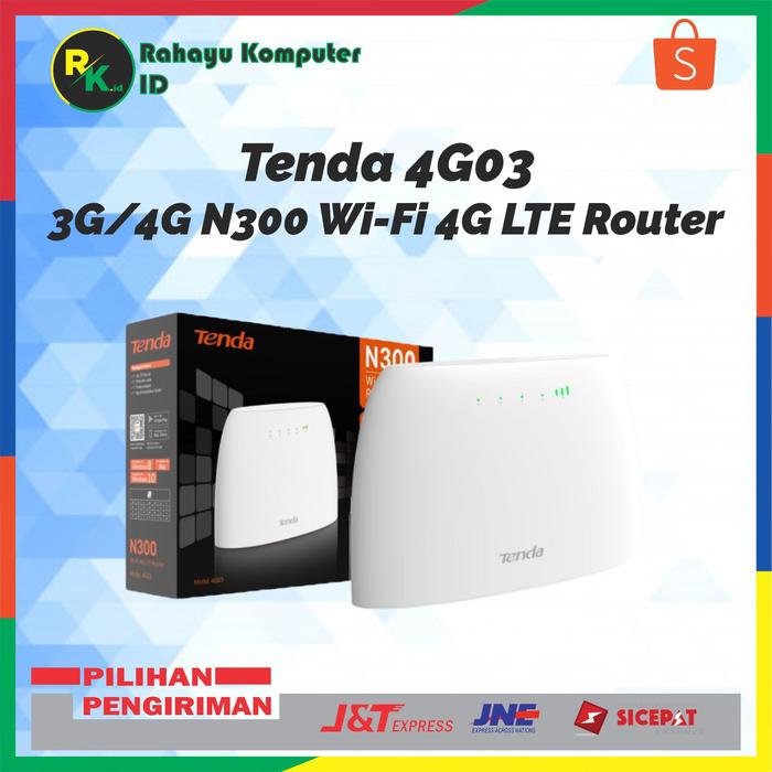 Jual Modem Wifi Tenda 4G03 4G LTE Wireless Modem Router 300Mbps Sim ...