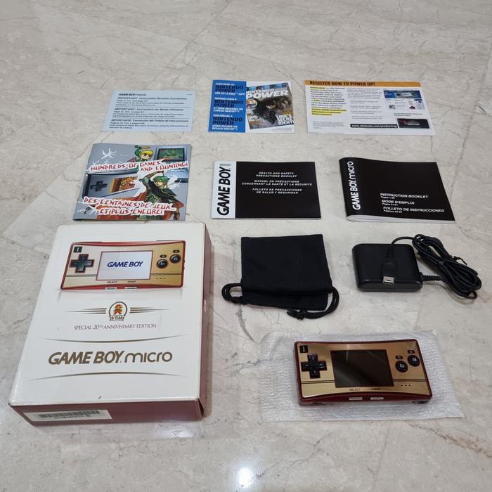 Jual [COLLECTOR] Nintendo Gameboy Micro Mario Bros 20th Anniversary ...