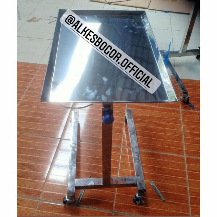 Jual Meja Mayo Stainless | Meja Makan Pasien Medis OverBed Table - Kab ...