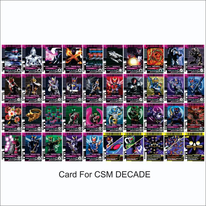 Jual kamen rider decade card khusus CSM - Kab. Madiun - widros devils ...