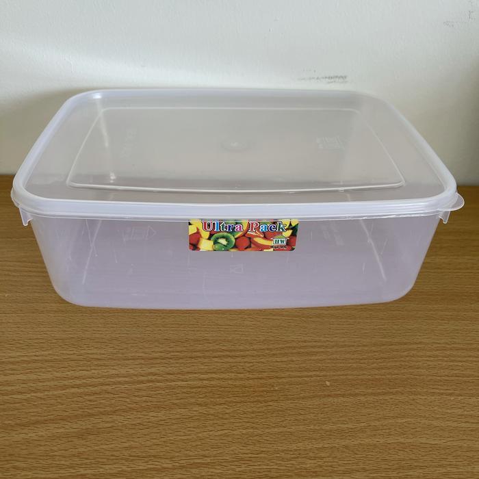 Jual Ultrapack 3500 (28x20.5 h:9) Kotak Tempat Kue Plastik Container ...