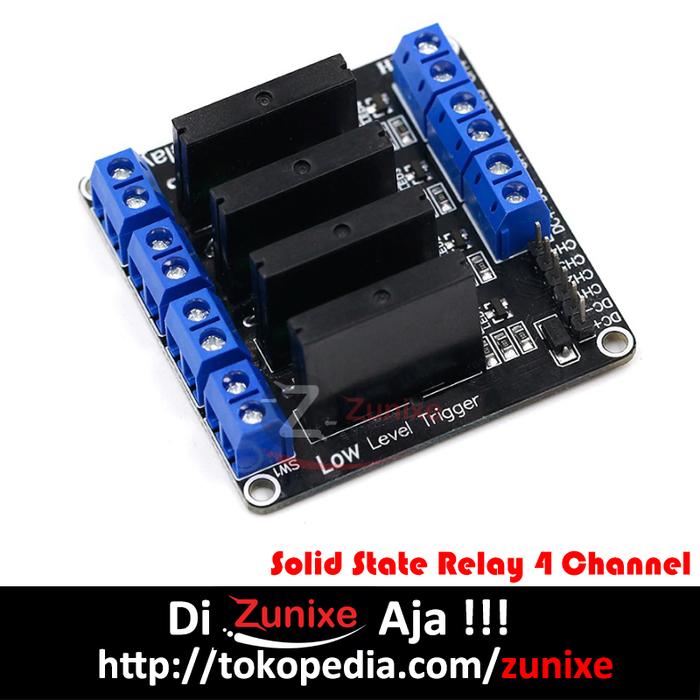 Jual SSR Solid State Relay Module 4 Channel 5V DC untuk Arduino - Kota ...