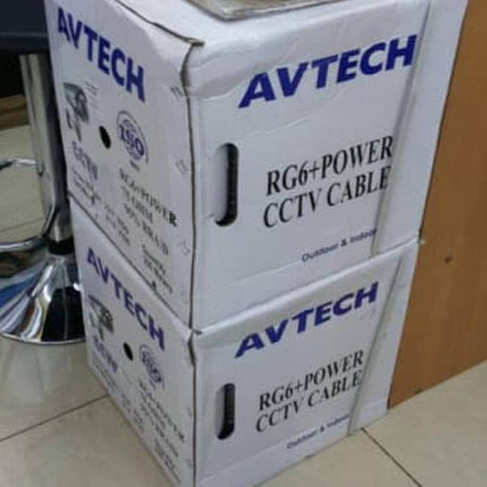 Jual AVTECH RG6 POWER HITAM 300M KABEL CCTV KUALITAS BAGUS - Jakarta ...