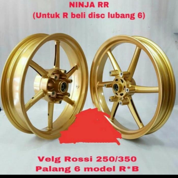 Jual VELG RACING ROSSI SANCA MODEL RCB KAWASAKI NINJA RR RING 17 UK 250 ...