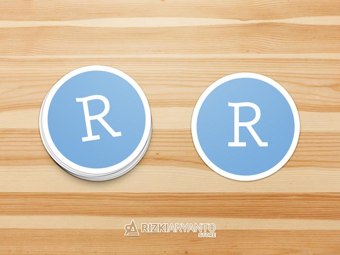 Jual Sticker - Stiker Logo RStudio without Wordmark untuk PC Laptop HP ...