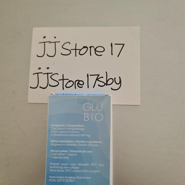 Jual Glubio Glutathione Original 1box Isi 30 Kapsul Di Seller Yama ...