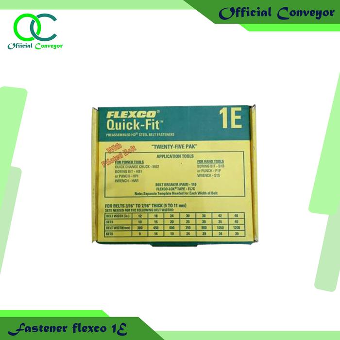 Jual Fastener Flexco 1E / Fastener Flexco 1 e - Jakarta Barat ...