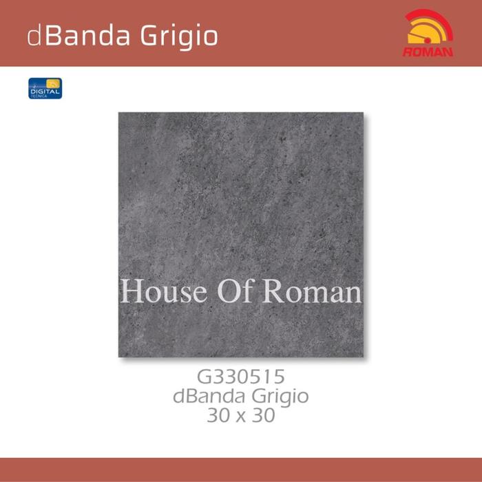 Jual ROMAN KERAMIK dBanda Grigio 30x30 G330515 (ROMAN House of Roman ...