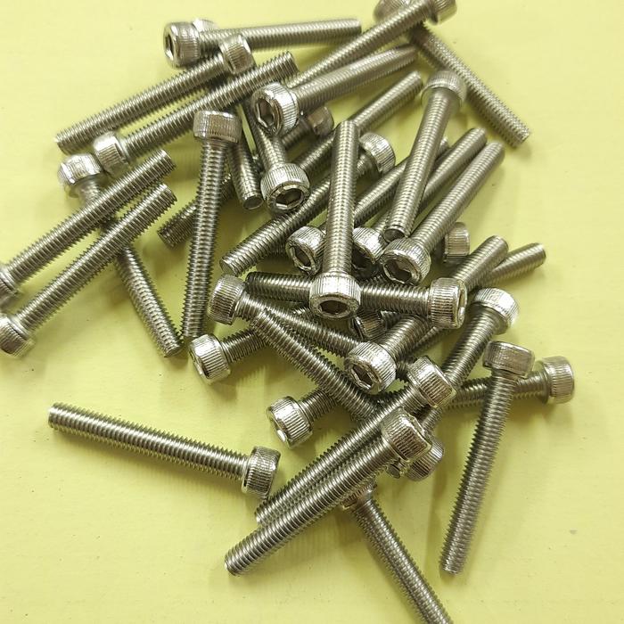 Jual baut L stainless sus304 m5 x 35 baut L anti karat baut 8 head ...