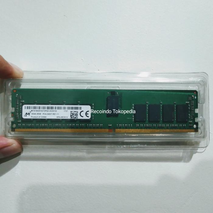 Jual RAM Server Micron 16GB 2400 DDR4 PC4-2400T Memory ECC Register ...