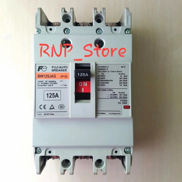 Jual MCCB FUJI BW125JAG 3P 125A - Jakarta Pusat - RNP_Store | Tokopedia
