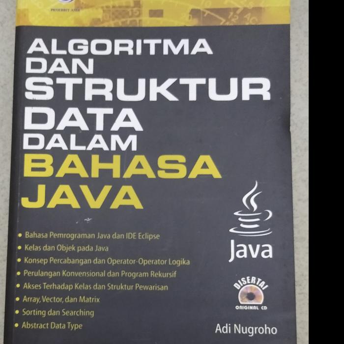 Jual Algoritma dan Struktur Data dalam Bahasa Java - Kota Yogyakarta ...