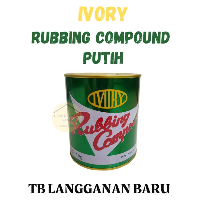 Jual IVORY RUBBING COMPOUND PUTIH 1KG / KUMPON RUBBING PUTIH - 1 kg ...