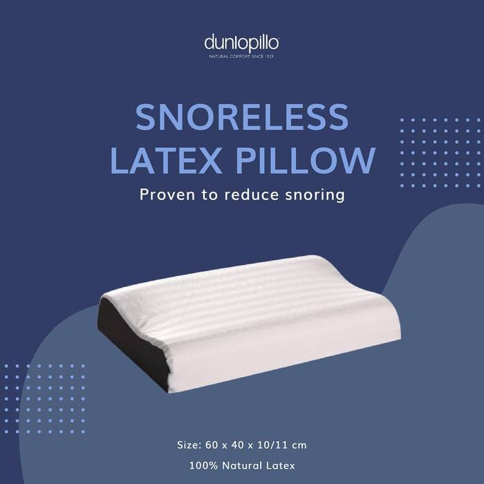 Jual bantal latex dunlopilow anti ngorok snore less bantal latex ...