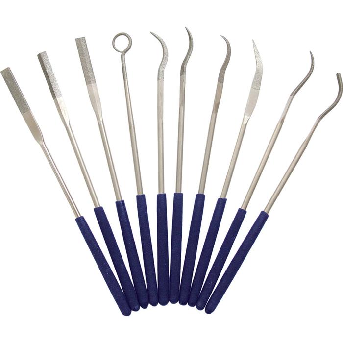 Jual 140mm DIAMOND RIFFLER & NEEDLE FILE SET 10-PCE SENATOR SEN0332700K ...