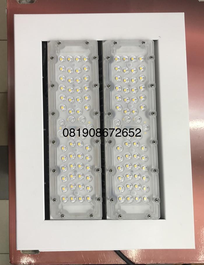 Jual Lampu LED Canopy SPBU 100W Sorot Pom Bensin Kanopi Driver PHILIPS ...