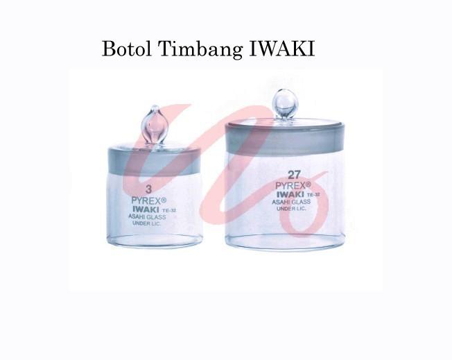 Jual IWAKI Botol Timbang Dia.50x T.30mm | weighing bottle - Kota ...