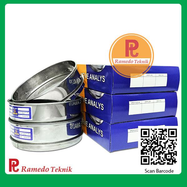 Jual Sieve Analys Test Mesh 8 - Saringan Ayakan 2.36 Micron - Saringan ...