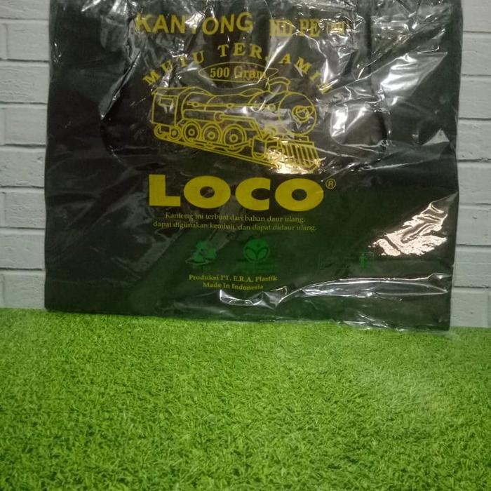 Jual Kantong Plastik LOCO Hitam Tebal HDPE 35 - 40 ( 500 gram ...