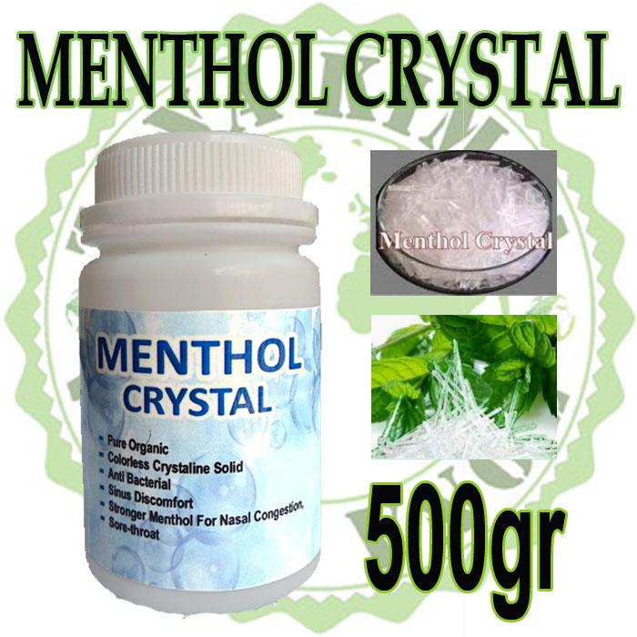 Jual Mentol Kristal 500gram / Menthol Crystals Murni Food Grade ...