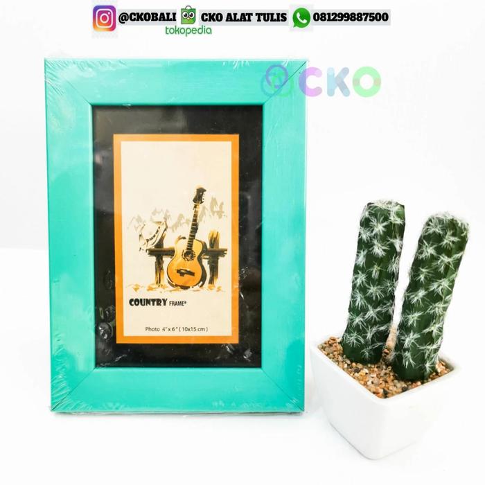 Jual Bingkai Frame kayu polos warna/photo frame warna ukuran 5R (5x7 ...