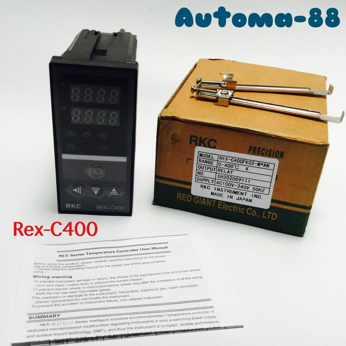 Jual REX-C400 Digital PID Temperature Controller 48x96 mm 0-400C Out Relay - Kab. Bekasi ...