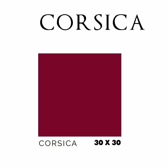 Jual Keramik Asia 30x30 Glossy Corsica Merah Maron Polos Grade A - Kab ...