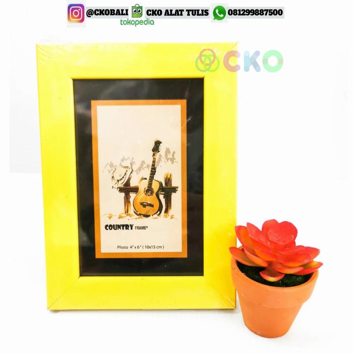 Jual Bingkai Frame kayu polos warna/photo frame warna ukuran 5R (5x7 ...