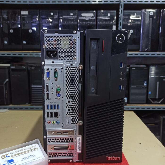 Jual PC DESKTOP LENOVO THINKCENTRE CORE I5 4570 GEN4 HASWEL RAM 4GB HDD ...