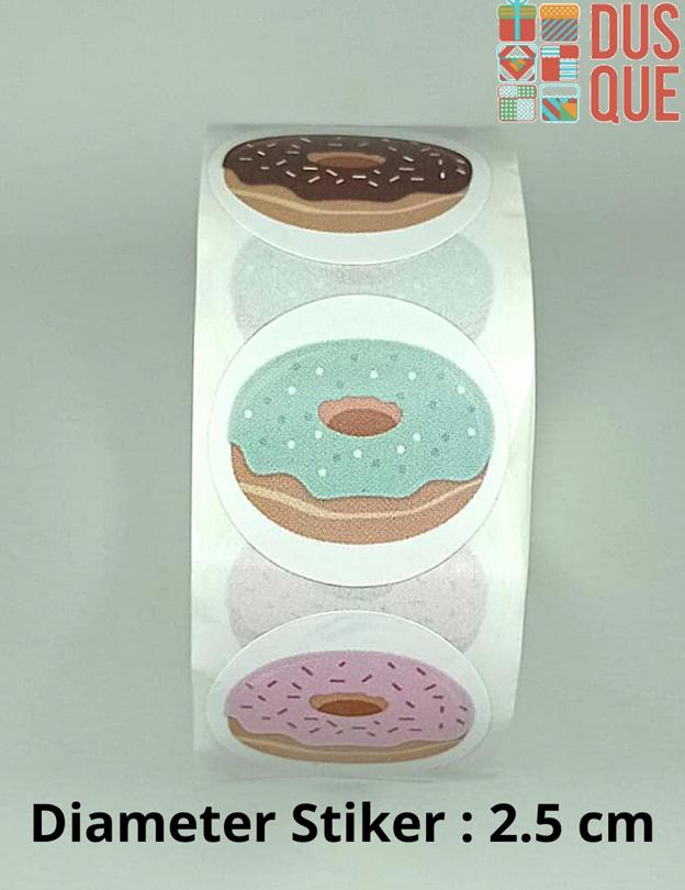 Jual (10 PCS) STIKER GAMBAR DONAT / STIKER GAMBAR DONUT / STICKER DONAT ...