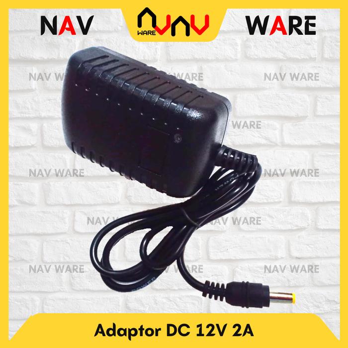Jual Adaptor DC 12V 2A Adapter Power Supply CCTV DVR LED Strip ...